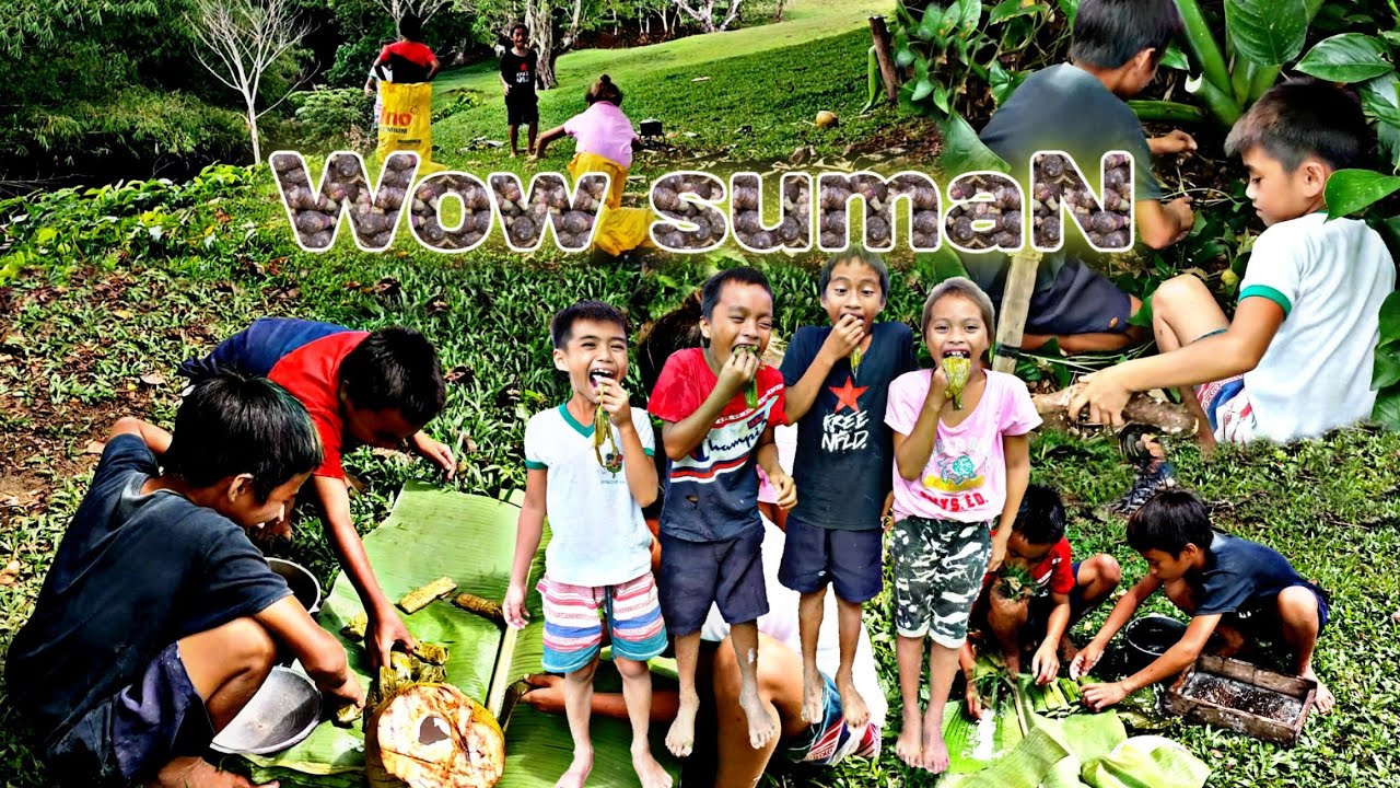 SUMAN | How to cook taro suman | Paano mag luto ng suman na gabi ...