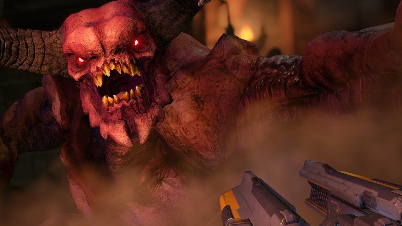 DOOM 2016 boss fight part 2 - YouTube