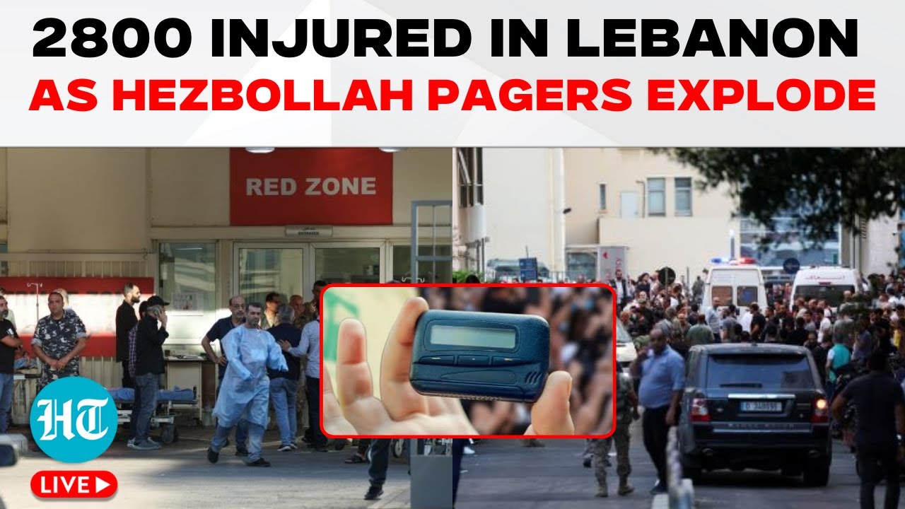 LIVE | Hezbollah Pagers Explode Across Lebanon; 1000 Members Injured | Hezbollah Pagers - YouTube
