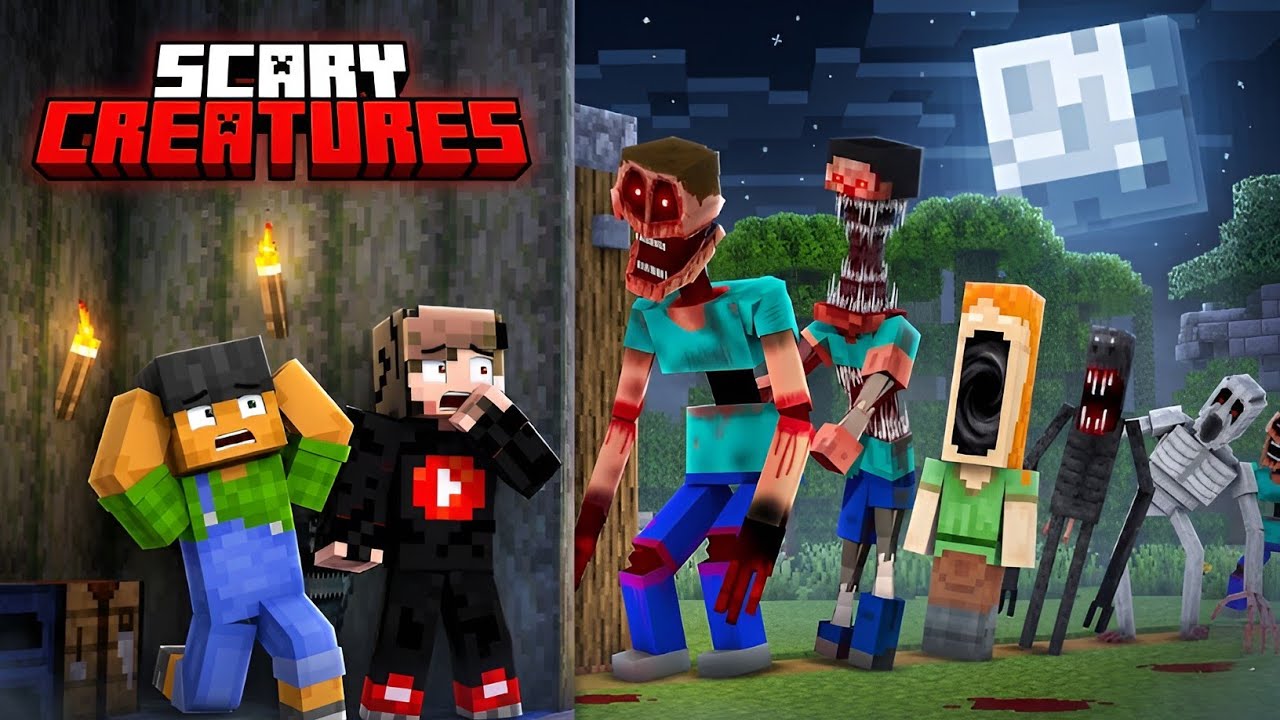 We Survived Most HORRIFYING CREATURE In Minecraft! - YouTube