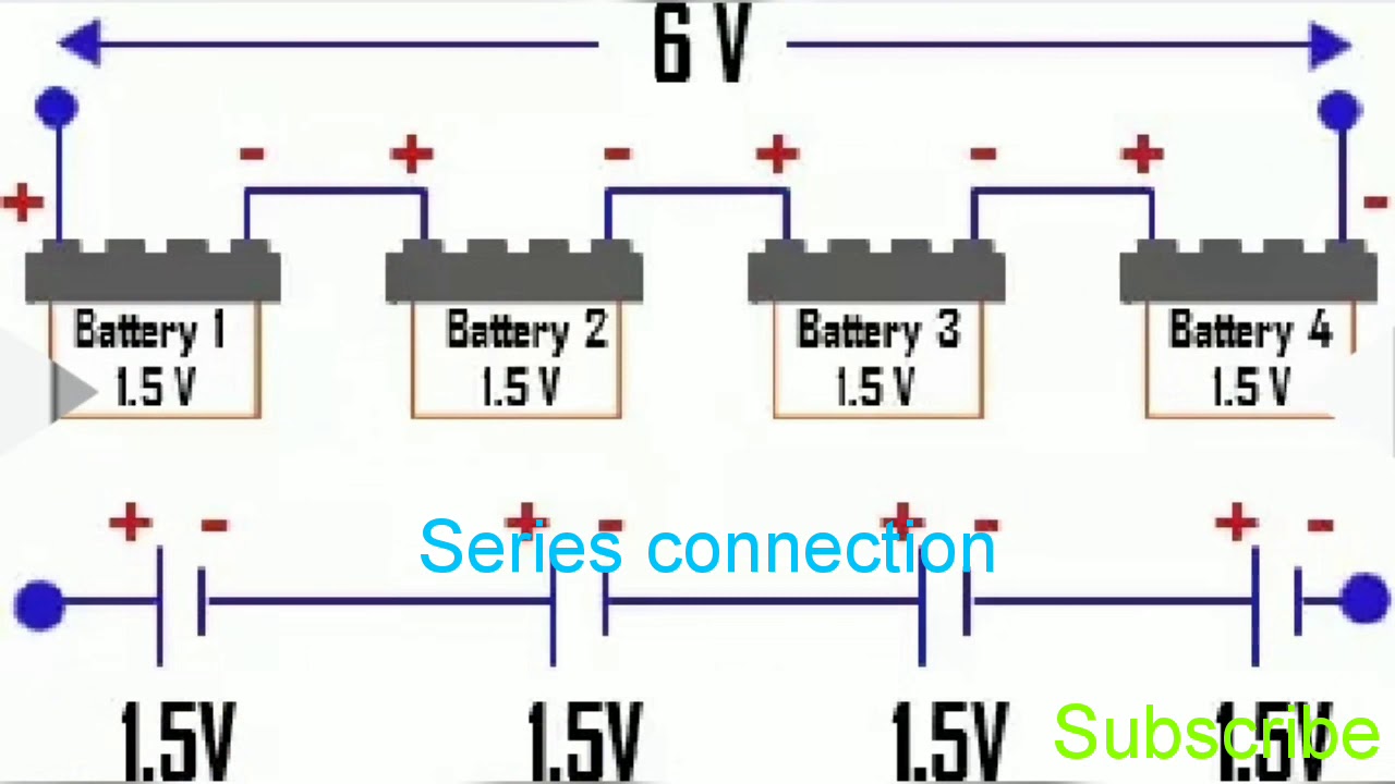 Wiring Series Connection and Parallel Connection of Batteries and What ...