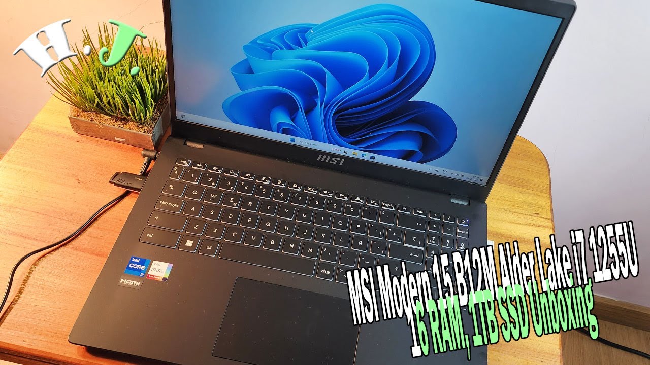 MSI Modern 15 B12M Alder Lake i7 1255U, 16 RAM, 1TB SSD Unboxing - YouTube