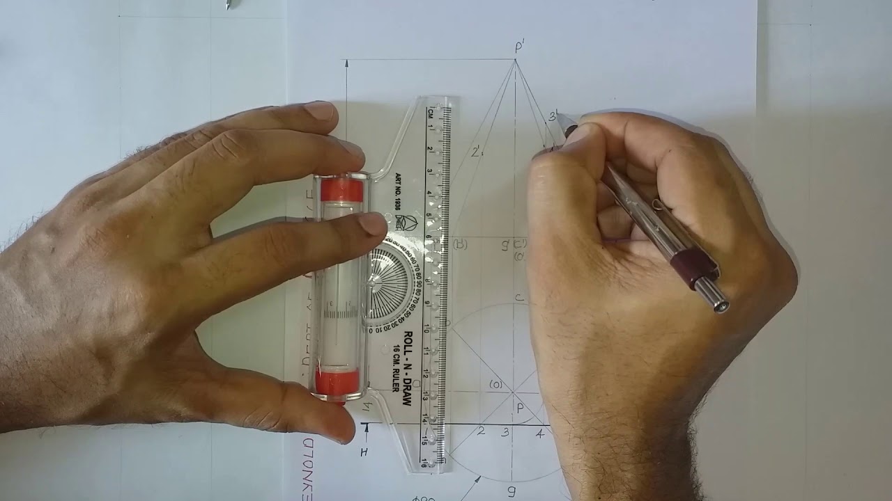 Problem 3.3 KTU-Engineering Graphics-Module-3; Section & Development of ...