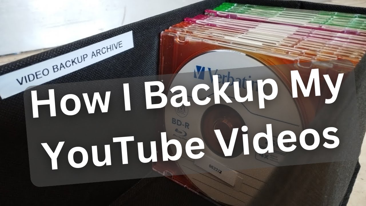 How I Backup My YouTube Videos Using M-Disc - YouTube