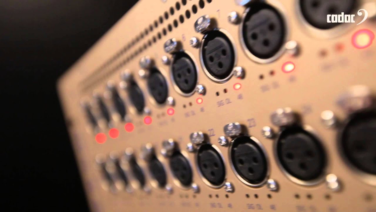 Cadac CDC I/O 3216 stagebox and CDC four - YouTube