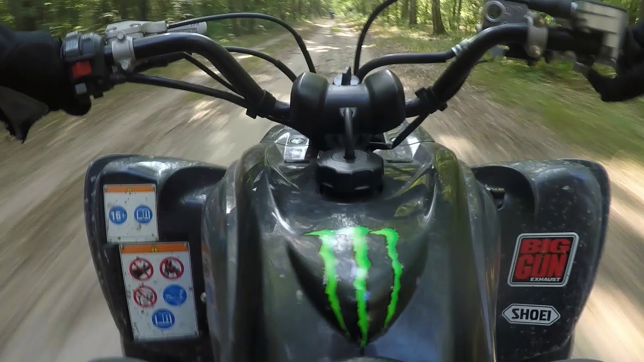 Yamaha Raptor 700cc ATV Quad POV | GoPro onboard - YouTube