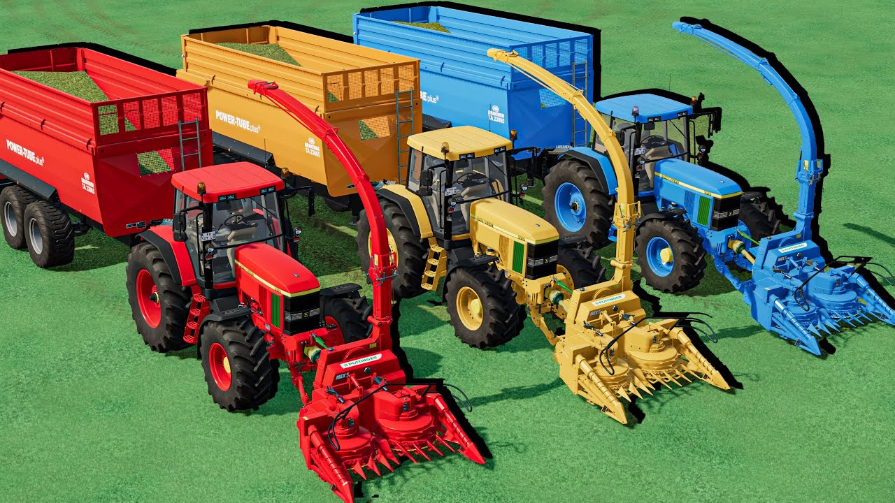Work with Colors - CORN SILAGE Work With JOHN DEERE Tractors - Farming ...