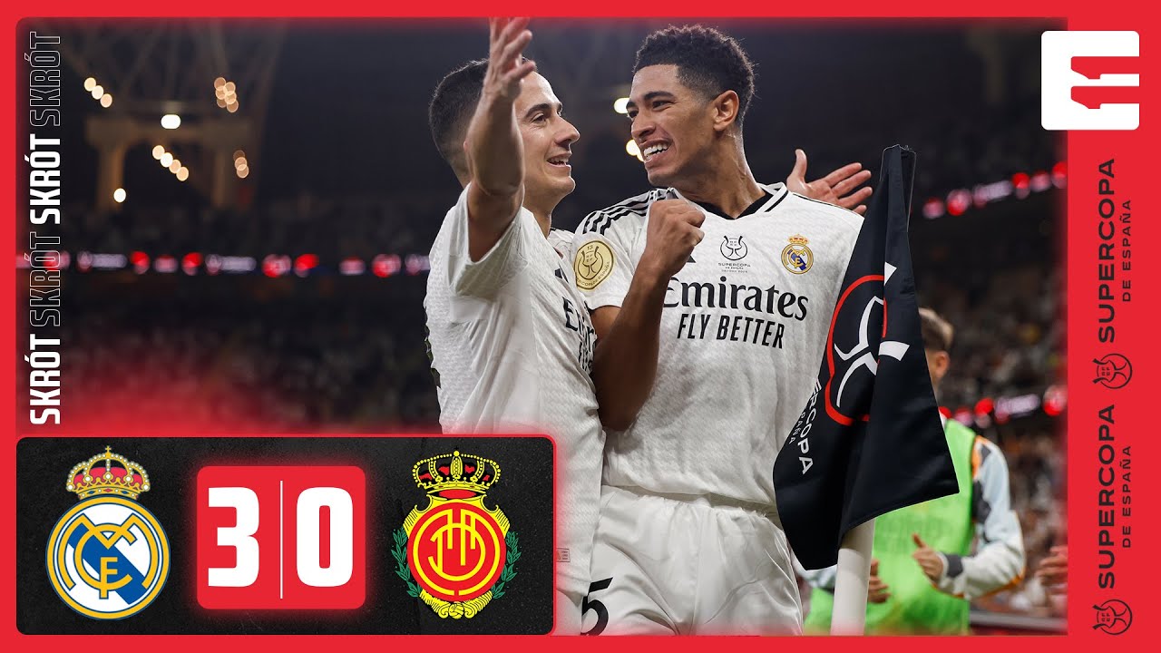 SKRÓT | REAL MADRYT W FINALE! BĘDZIE EL CLASICO W SUPERPUCHARZE ...