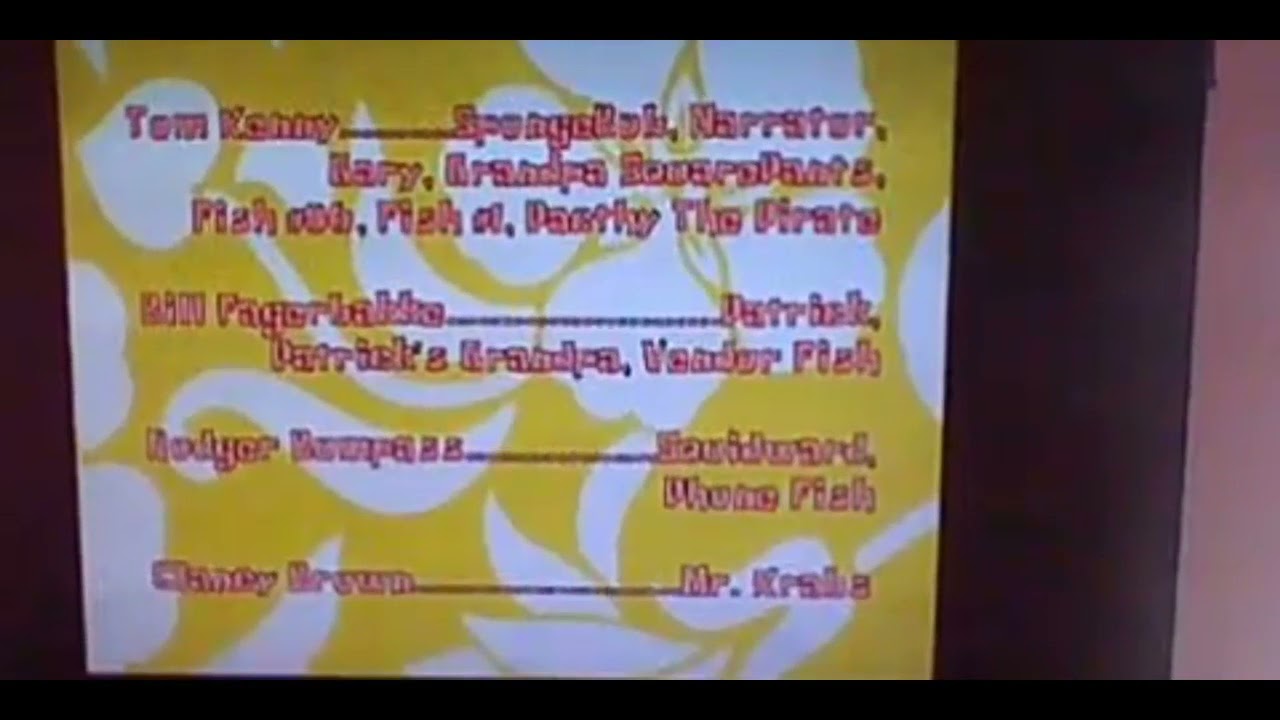 SpongeBob SquarePants: Lost Episode Credits - YouTube