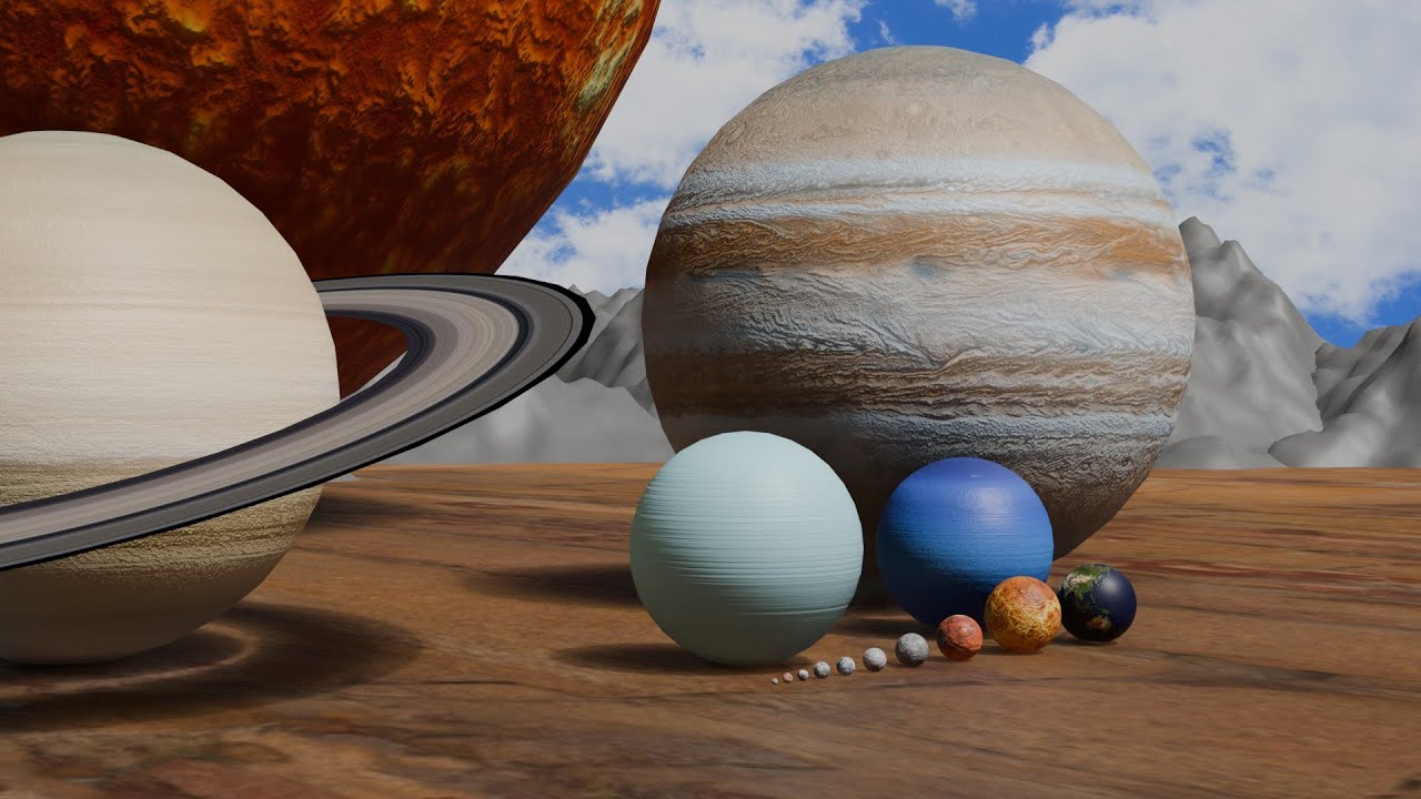 Planets Size Comparison | 3D Animations - YouTube