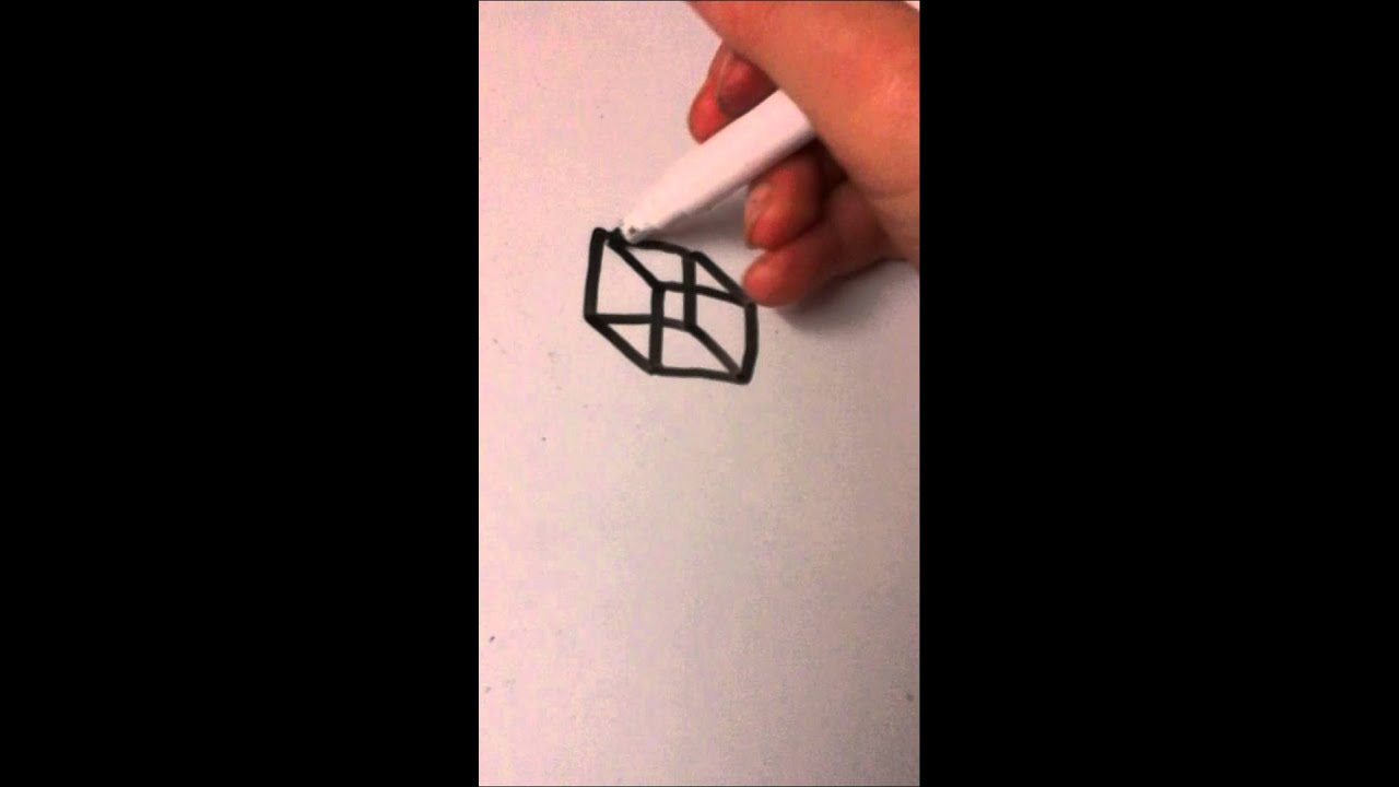 How to draw a 3D cuboid - YouTube