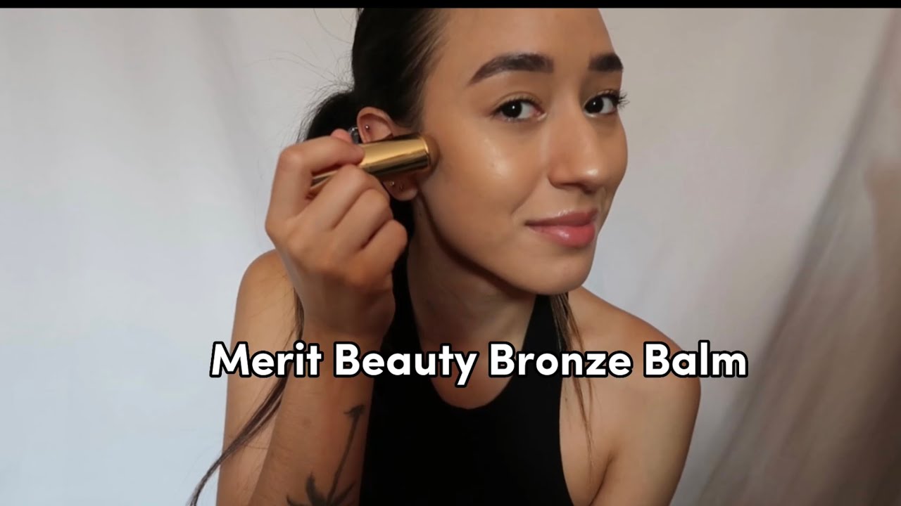 Merit Beauty Bronze Balm Sheer Bronzer in Seine and Clay Review - YouTube