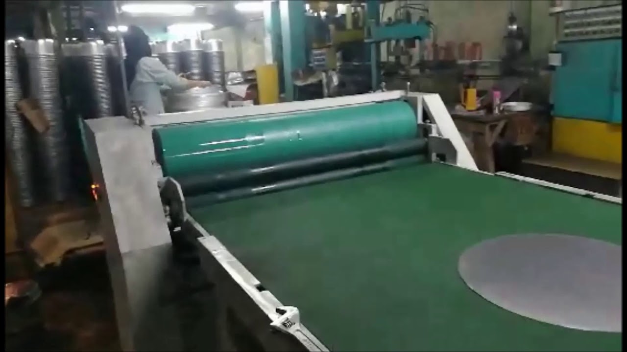 Sun Glory circle oilling machine - YouTube