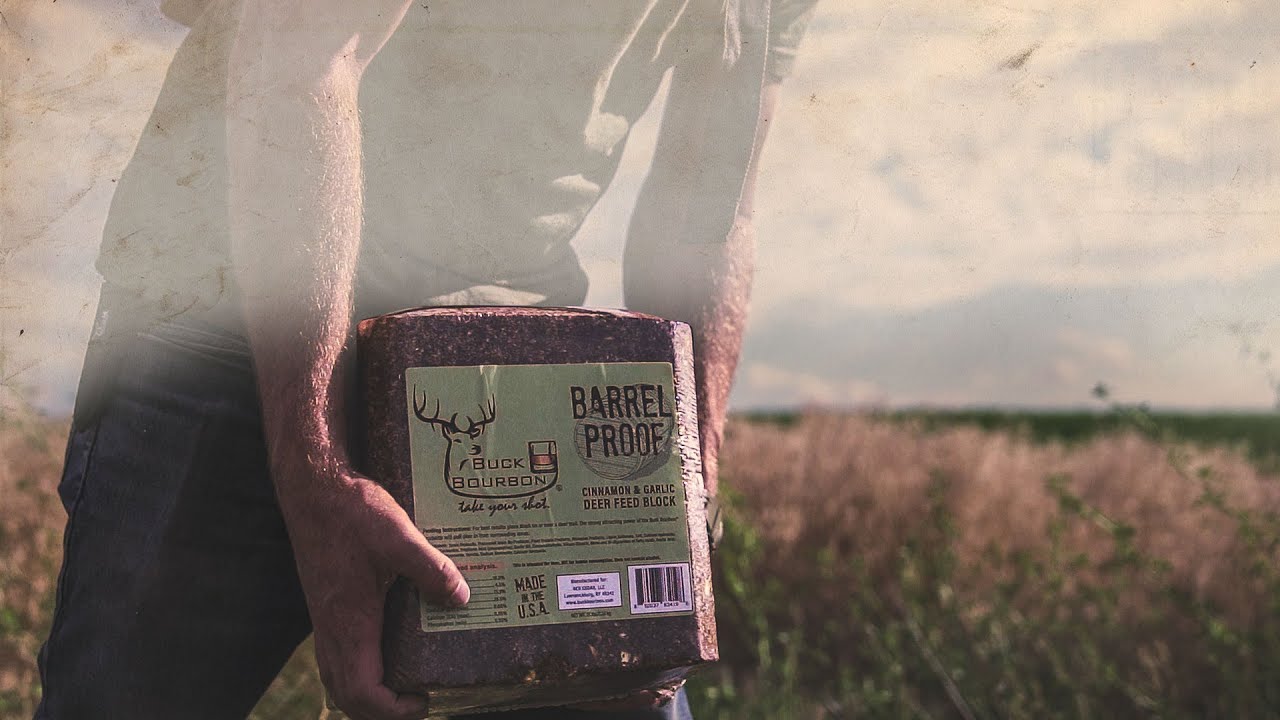 Barrel Proof Cinnamon & Garlic Deer Feed Block | Buck Bourbon - YouTube