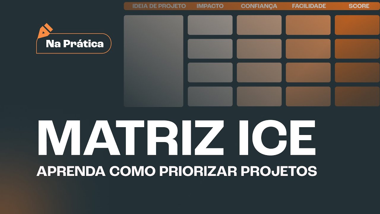 Como priorizar projetos com a matriz ICE - YouTube