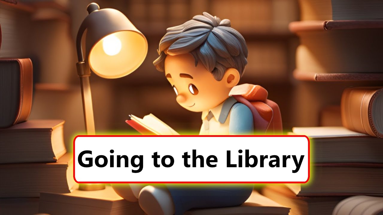 Improve Your English (Going to the Library) | English Listening Skills ...