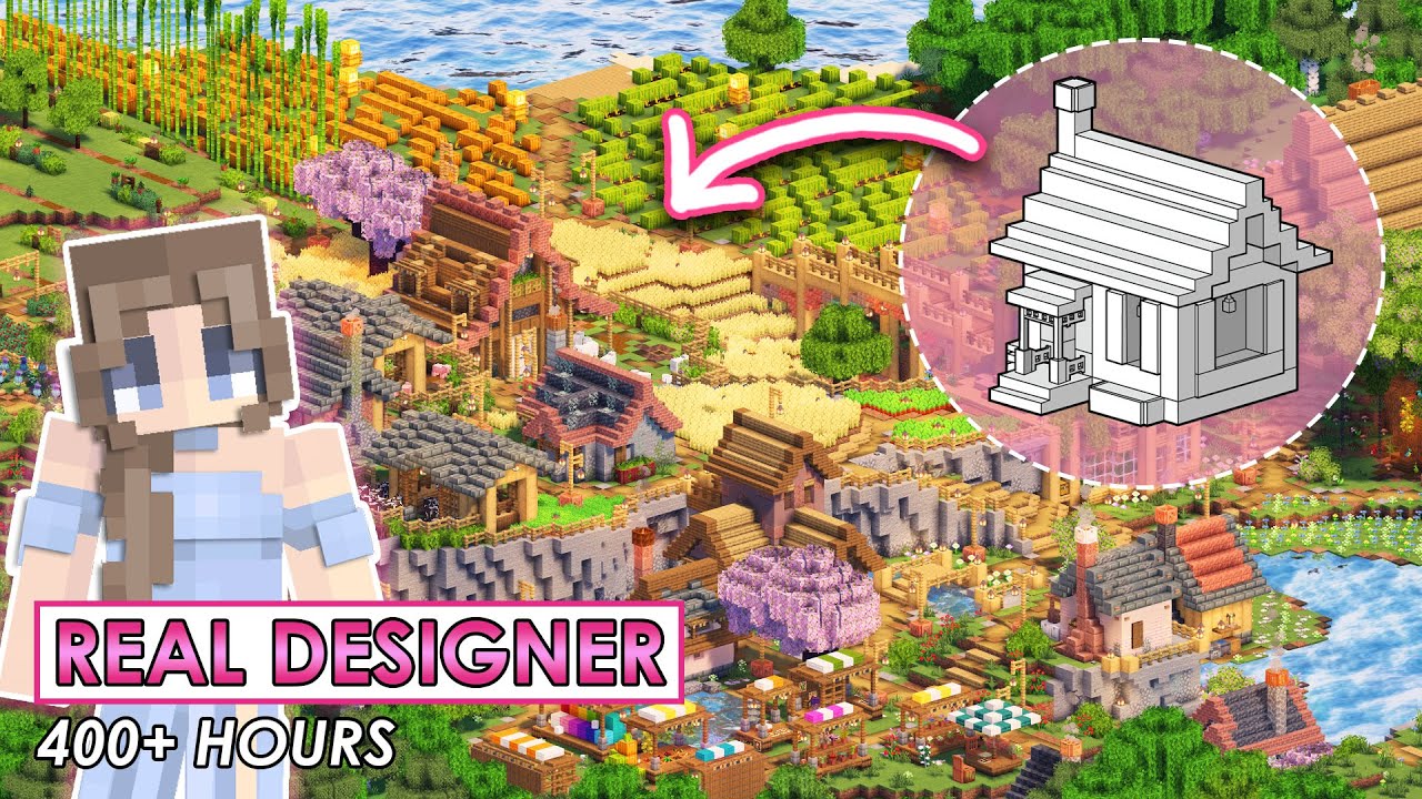 A Real Designer's Minecraft World Tour - YouTube