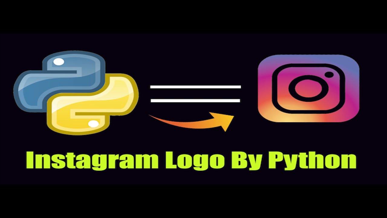 HOW TO DRAW INSTAGRAM LOGO BY PYTHON TURTLE-python turtle gui tutorial - YouTube