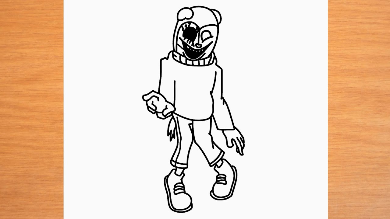 Como dibujar a Monkey TWIDDLEFINGER FNF Friday Night Funkin ...