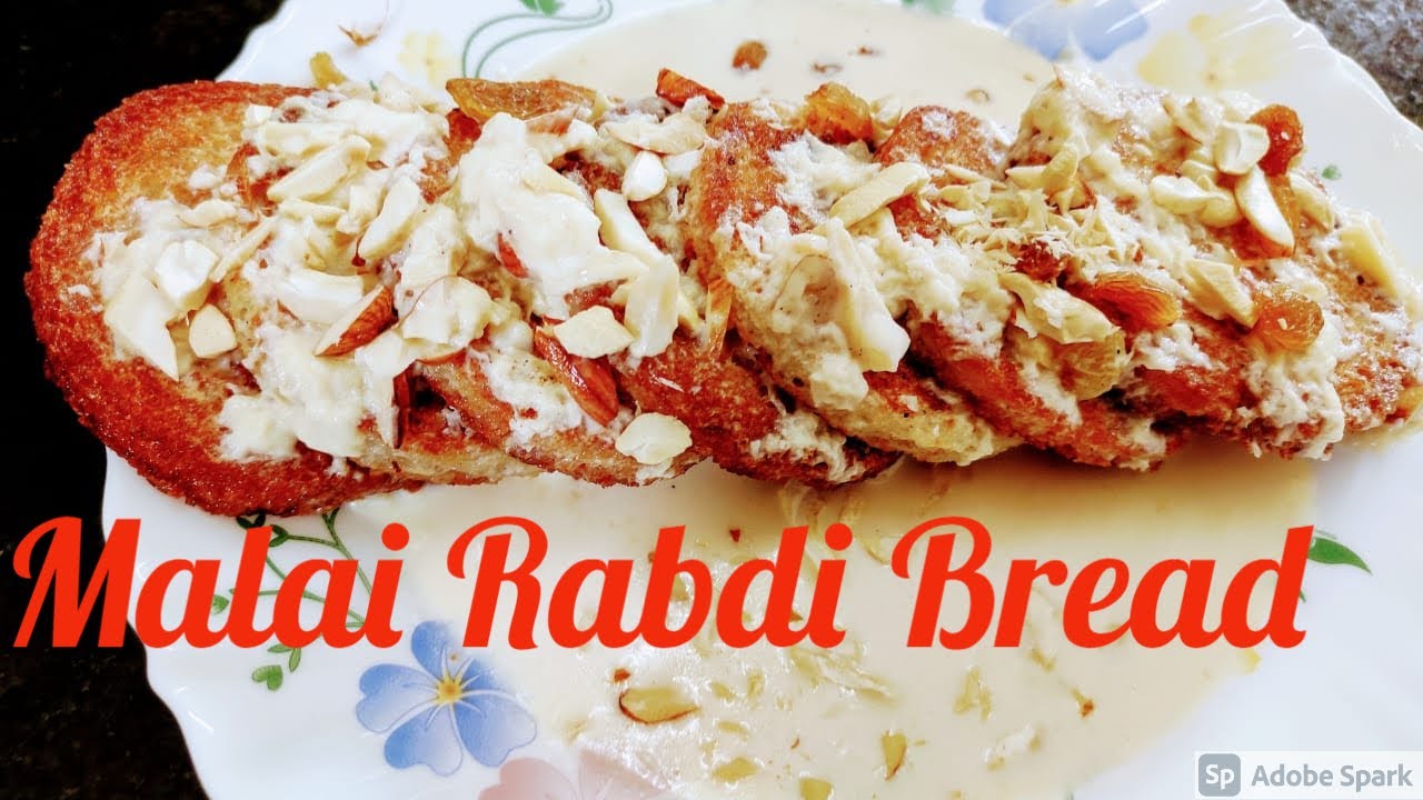 Malai Rabdi Bread | Shahi Tukda | शाही टुकड़ा | Recipes By Nandini ...