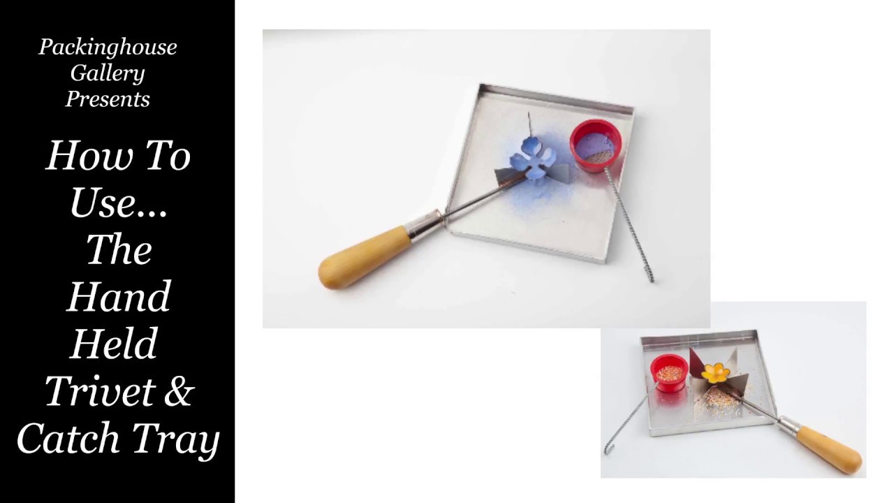 Hand Held Trivet and Tray by I Love Enamels.com - YouTube