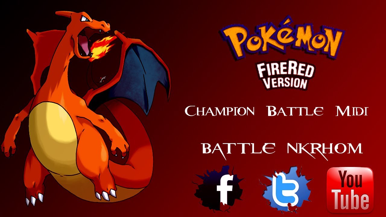 Pokemon Rire Red Champion Battle MIDI - YouTube