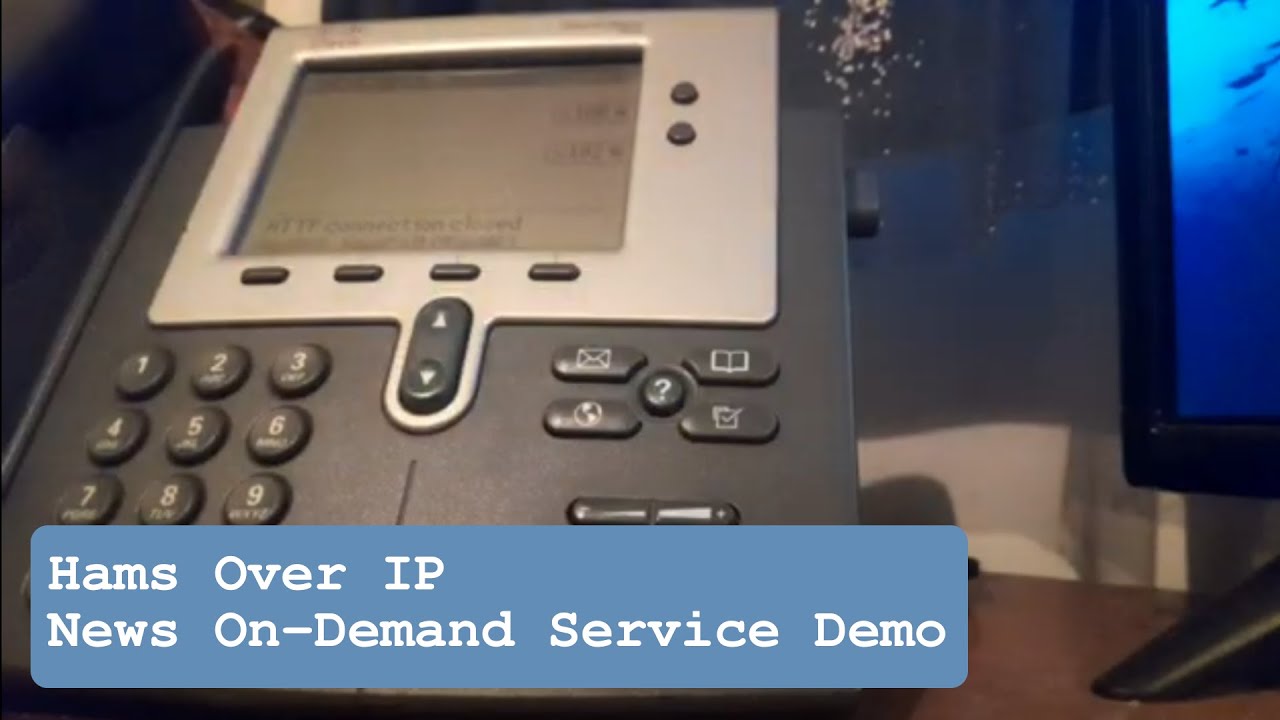 Amateur Radio News on demand on Hams Over IP - YouTube