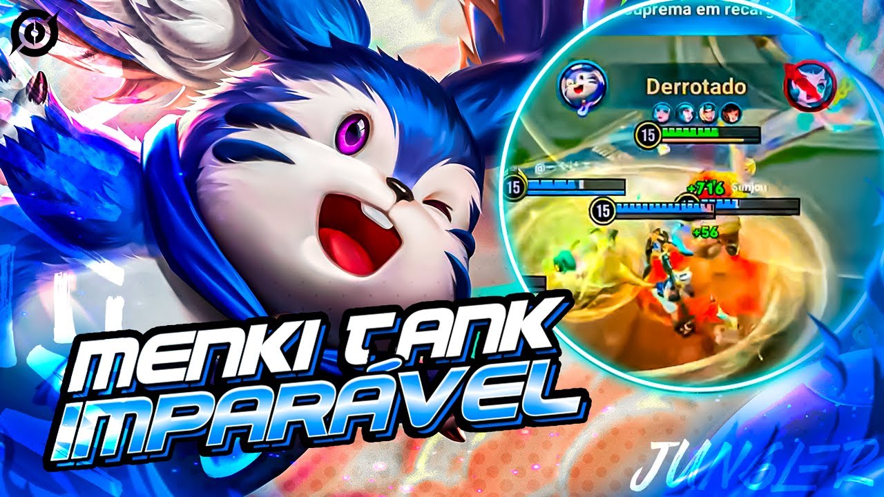 MENKI JUNGLE TANK TÁ IMPARÁVEL │HONOR OF KINGS - YouTube