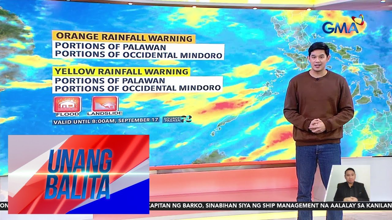 Iba’t ibang babala, itinaas sa ilang bahagi ng bansa dahil sa masamang ...