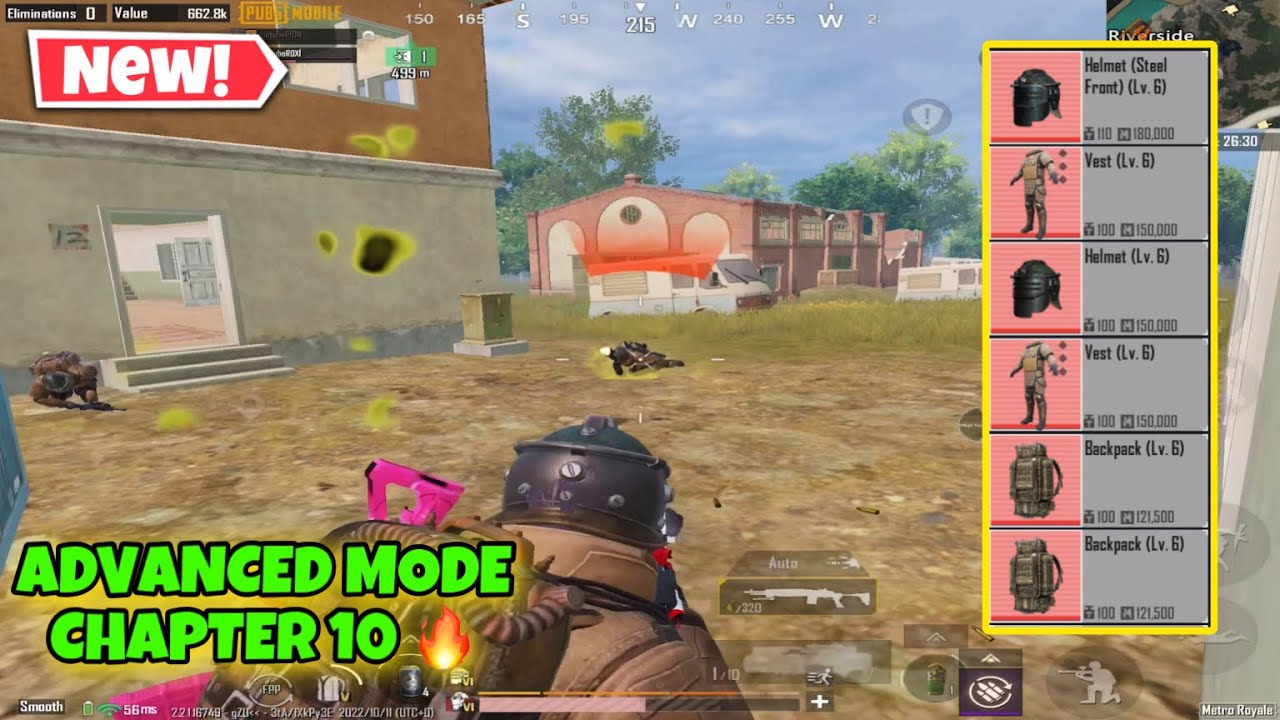 Metro Royale Advanced Mode Gameplay 🔥 / PUBG METRO ROYALE CHAPTER 10 ...