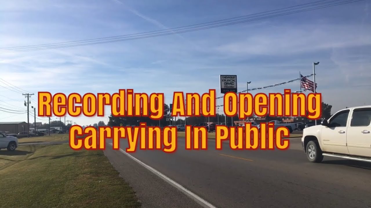 You Need A Car Recording And Open Carrying In Front Dealerships 1A you-need-a-car-recording-and-open-carrying-in-front-dealerships-1a