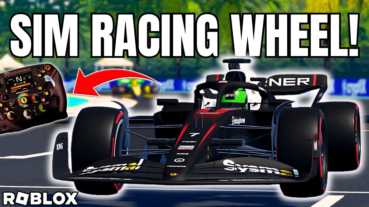 Playing The BEST Roblox Racing Game with a SIM RACING WHEEL! - YouTube