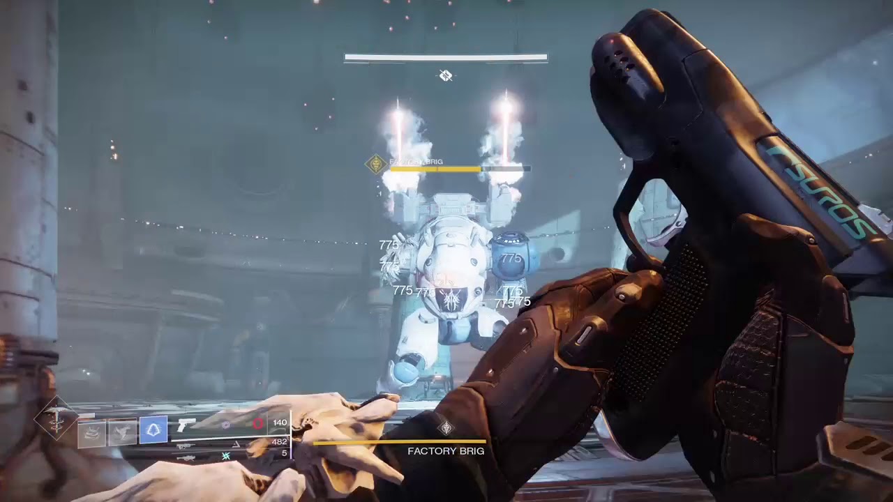 destiny 2 GIANT fallen robot boss fight - YouTube