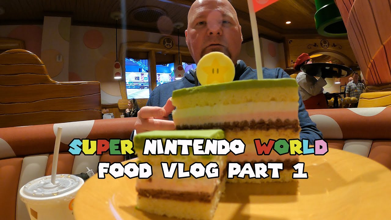 Super Nintendo World Food Vlog (Part 1) - Toadstool Café Overview and ...
