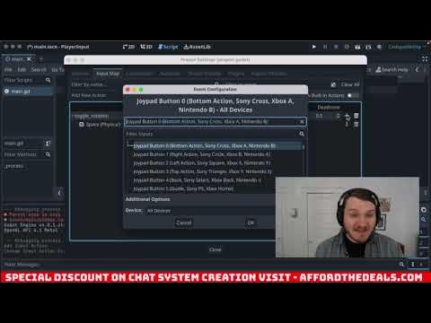Godot 4 Player Input with Keyboard+Controller & Input Map Explained - YouTube