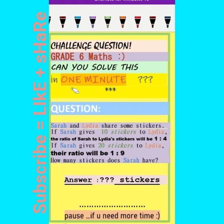 You can SOLVE THIS in less than 1 MINUTE..RATIO WITHOUT ALGEBRA?? CHECK ...