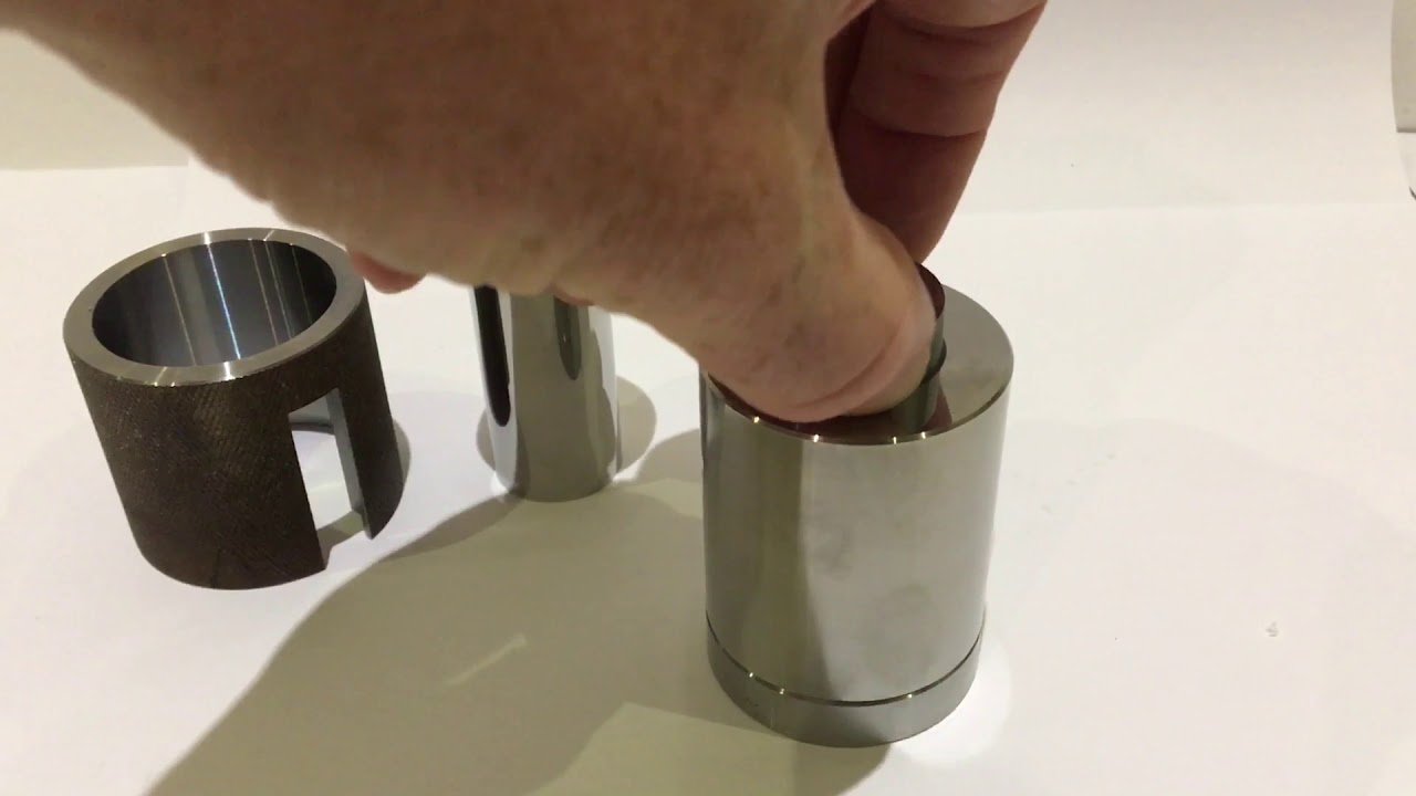 25 mm Pellet Press Die Set from Precision Elements - YouTube