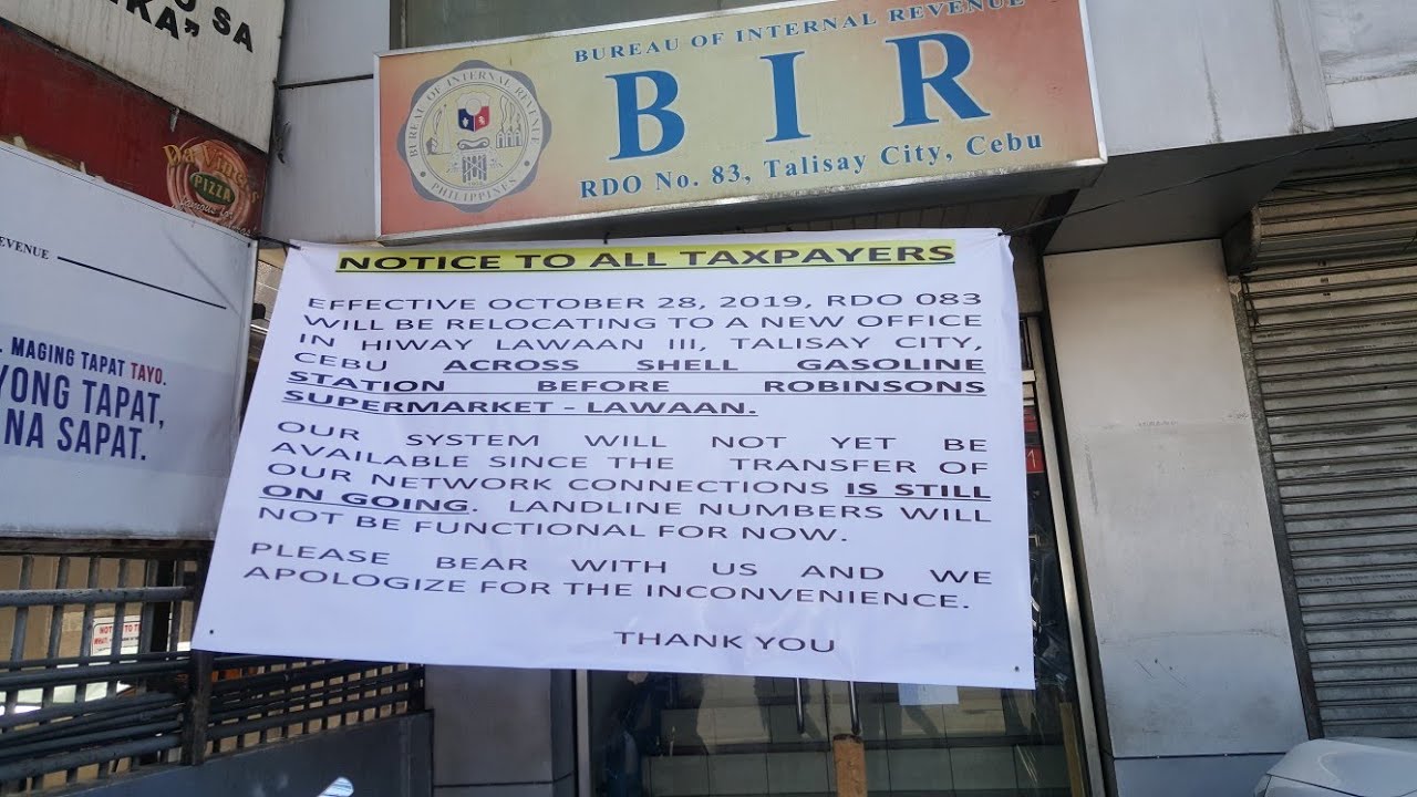 Cebu: BIR Talisay - Certificate of Registration challenge nth time ...