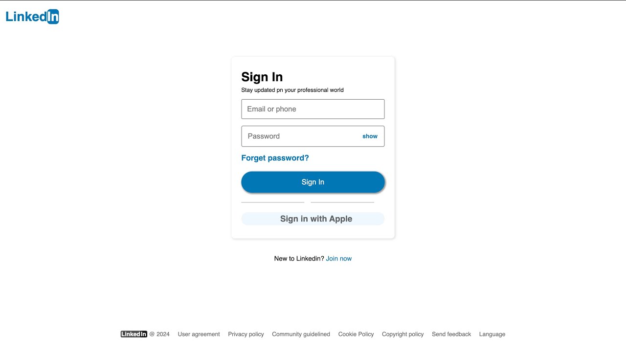 Create Linkedin Login Page Clone Using Html Css Html Css Tutorial 1619
