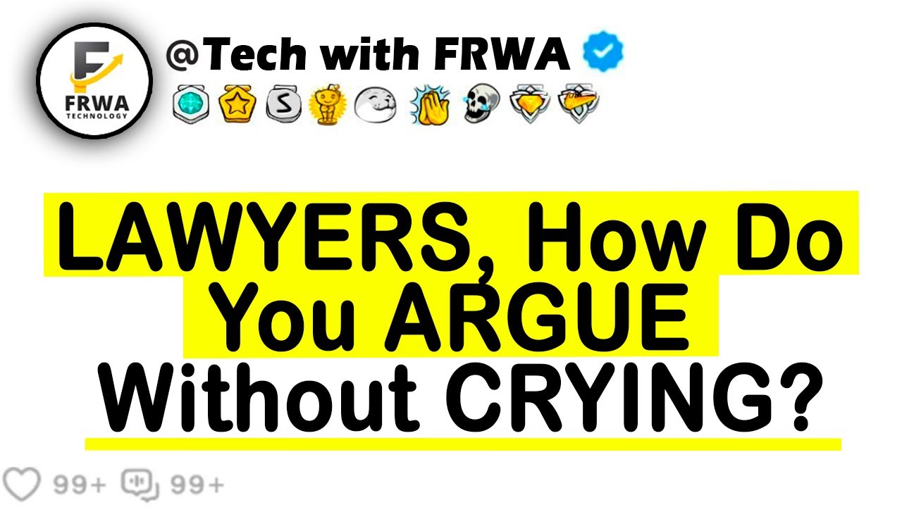 LAWYERS, How Do You Argue Without CRYING? - YouTube