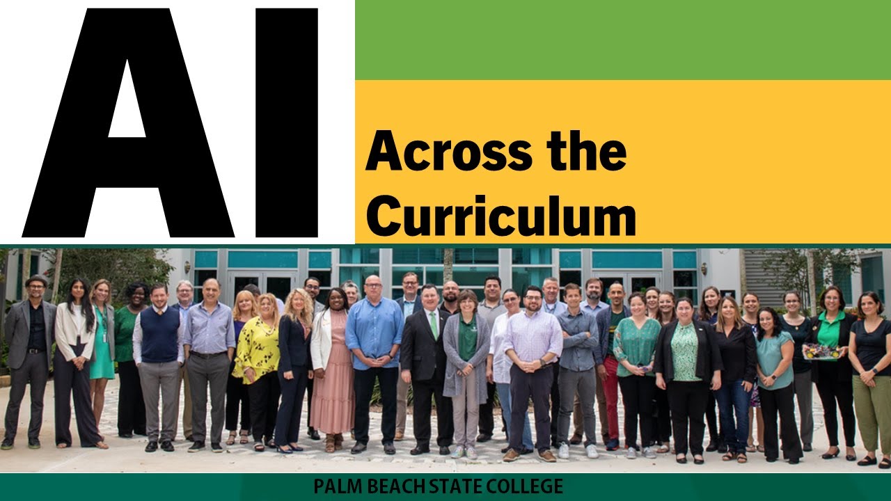 AI Across the Curriculum: PBSC & UF Initiative - YouTube