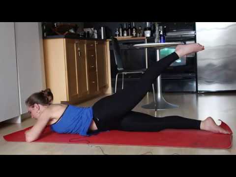 Face down leg lift Gluteus Maximus - YouTube