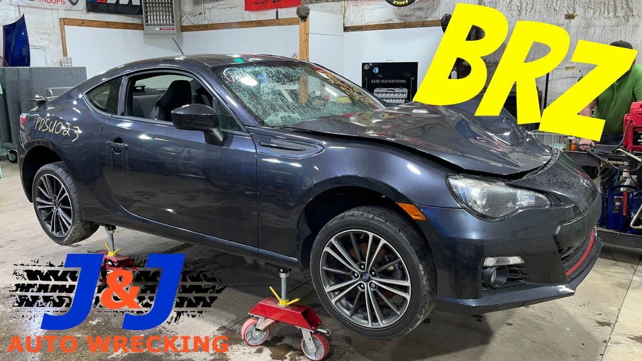 2013 Subaru BRZ Part Out: J & J Auto Wrecking Test Video Stock ...