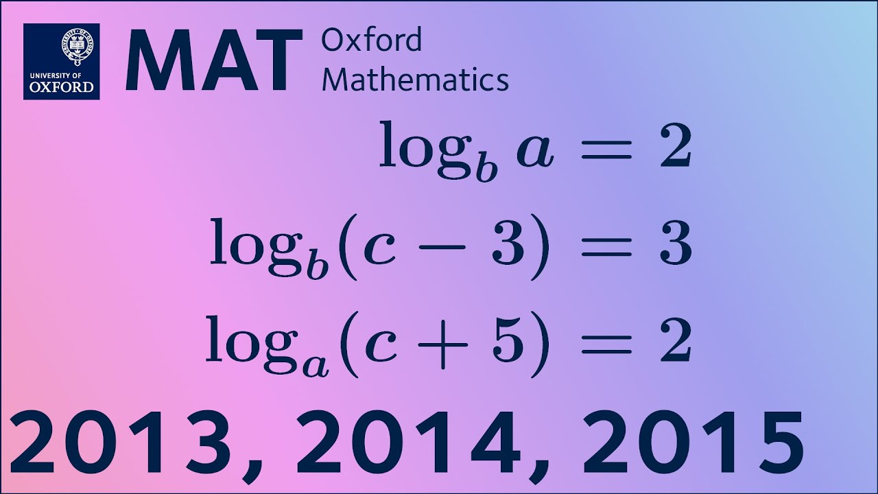 2013—2015 past papers | MAT livestream 2024 - YouTube