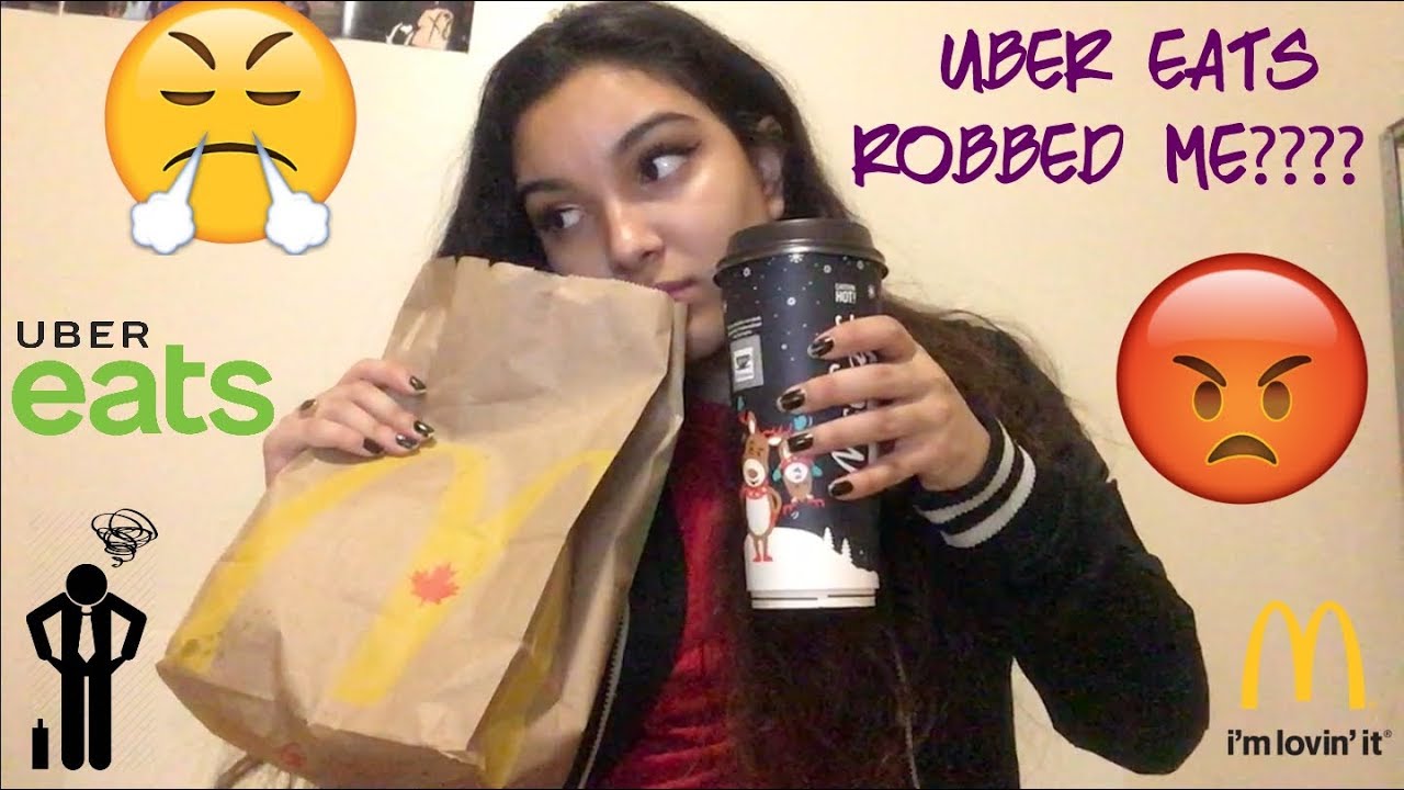 UBER EATS ROBBED ME IN OTTAWA// MCDONALDS MUKBANG - YouTube