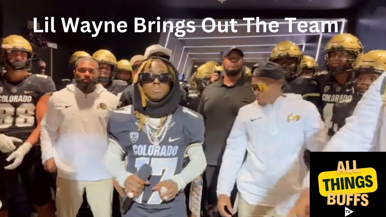 Lil Wayne Brings Out The Buffs Football Team - YouTube