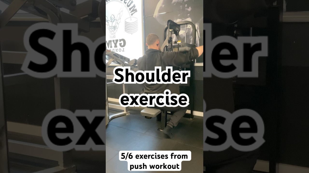 Shoulder exercise: machine side raises #fyp#bodybuilding#workout# ...