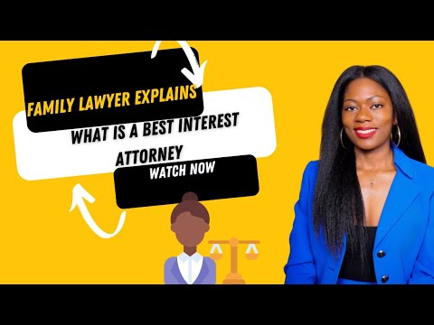 Family Lawyer explains: What is a best interest attorney? - YouTube
