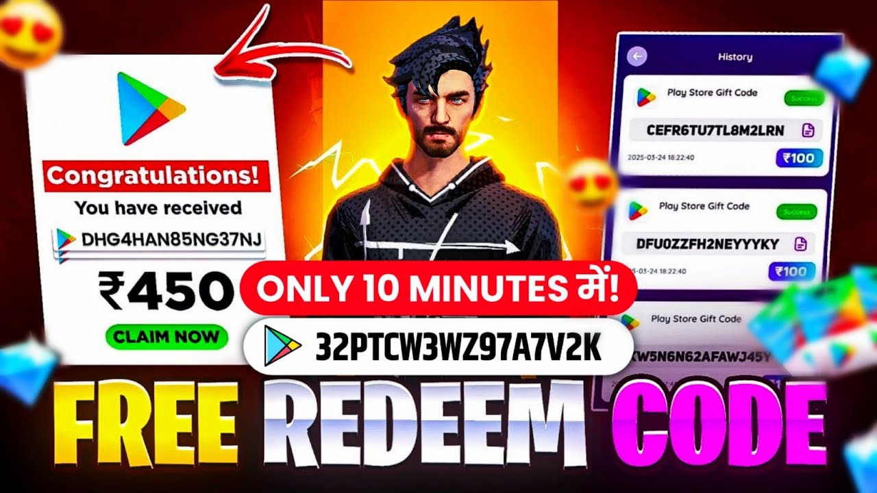 FREE REDEEM CODE | FREE REDEEM CODE APP | GOOGLE PLAY REDEEM CODE APP ...