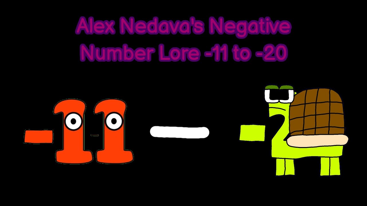 Alex Nedava's Negative Number Lore -11 to -20 - YouTube